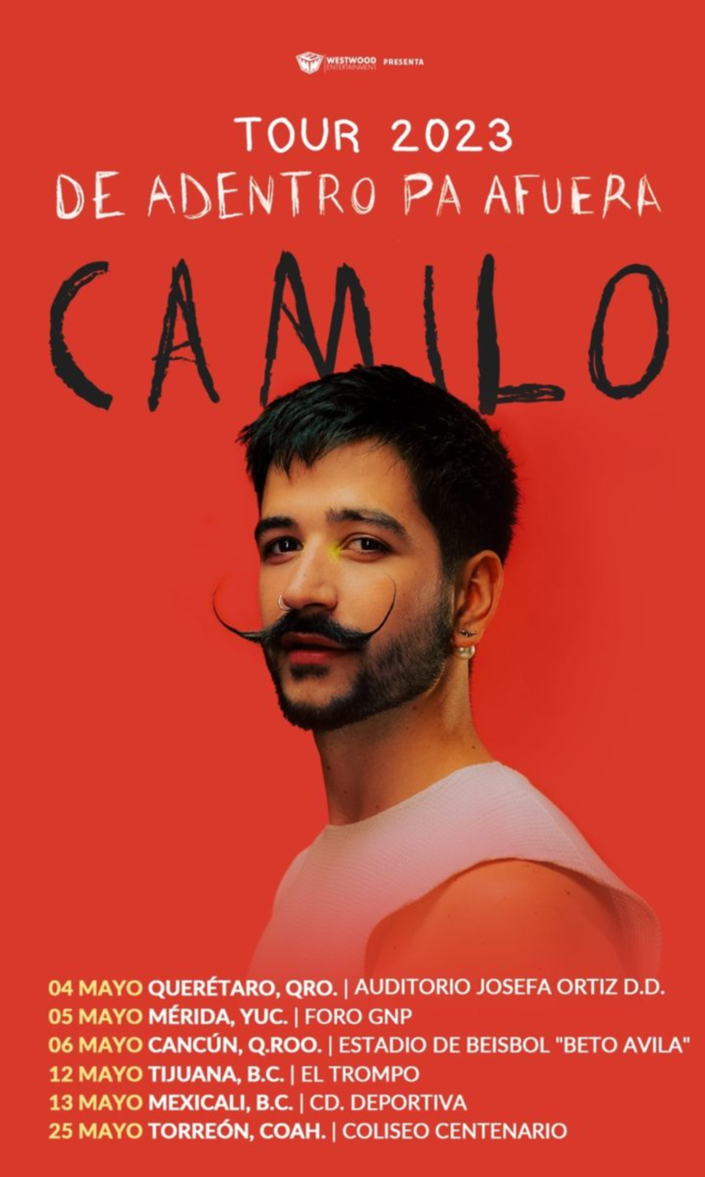 Camilo anuncia su Tour “De Adentro Pa Afuera” • Musicalatinaurbana.com™