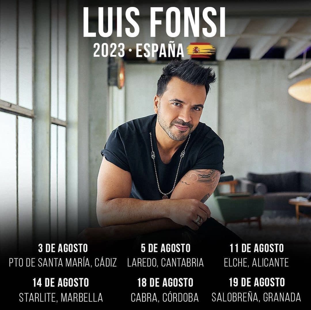 Luis Fonsi comienza su gira de conciertos por España • Musicalatinaurbana.com™
