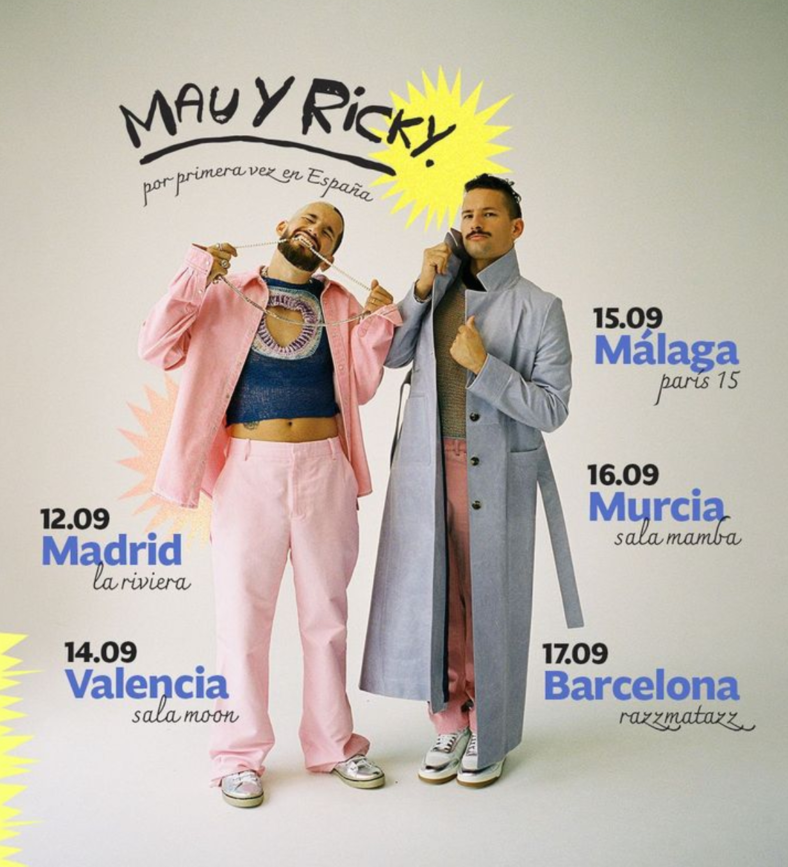 Mau y Ricky, por primera vez de gira en España • Musicalatinaurbana.com™
